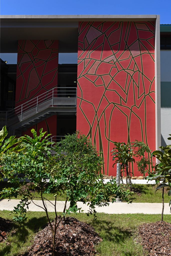 Thomas Wachter2 - fresque - Centre Hospitalier Territorial Gaston-Bourret